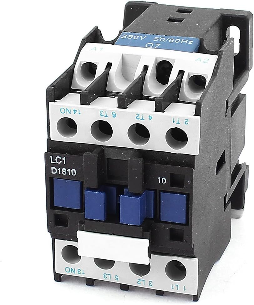 AC 380V 50/60Hz Coil Voltage LC1-D1810 Contactor Replacement Relay ...