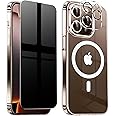 Amazon.com: QiiStar Privacy Case for iPhone 16 Pro,Clear Magnetic ...