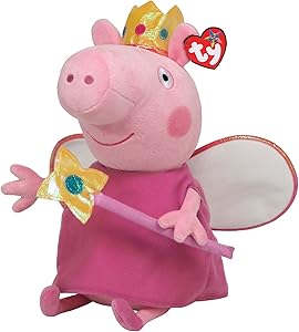 Ty Peppa Pig - Peluche de Peppa Pig vestida de hada: Amazon.es ...
