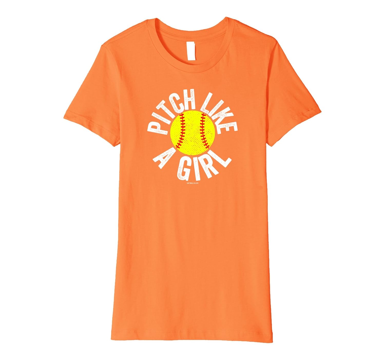 Pitch Like A Girl Softball Pitcher T Shirt-4LVS – 4loveshirt