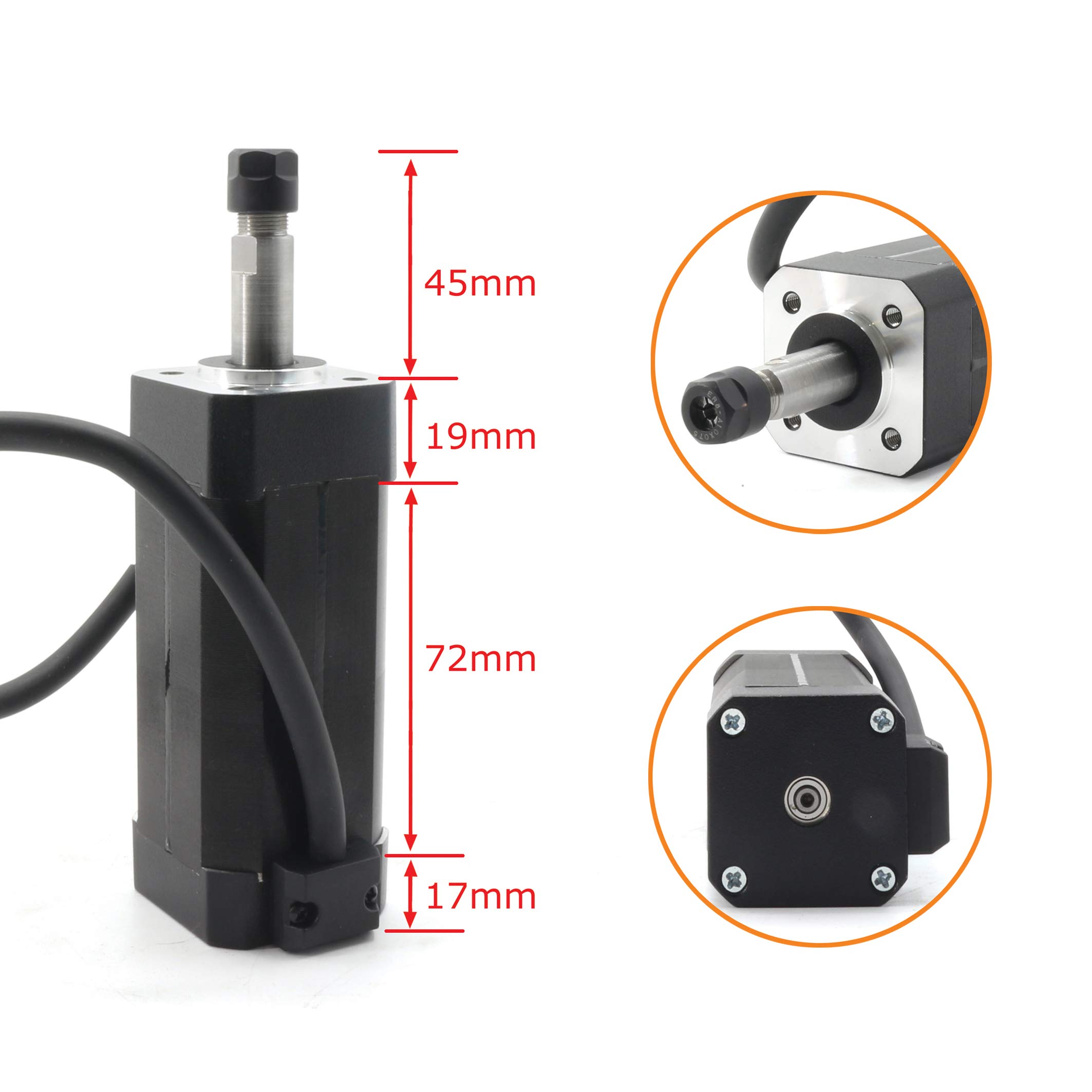 Mua RATTMMOTOR 24V DC Brushless Spindle Motor 10800RPM 104W Air Cooled ...