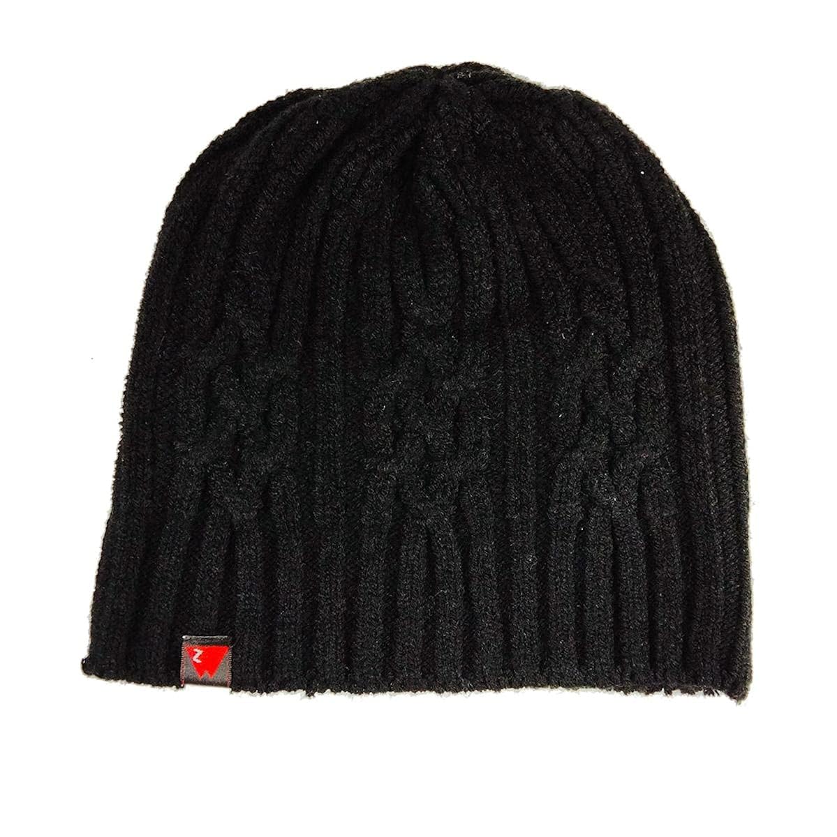 Buy Solid Color Winter Warm Cap for Men (0343C) Black at Amazon.in