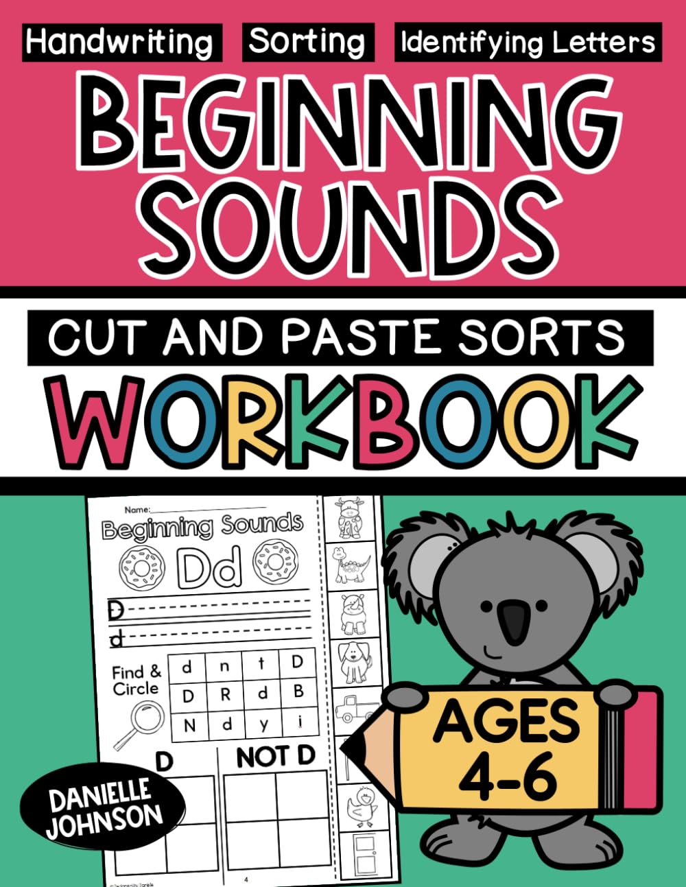 Mua Beginning Sounds Cut and Paste Sorts Workbook: Phonics Activities ...