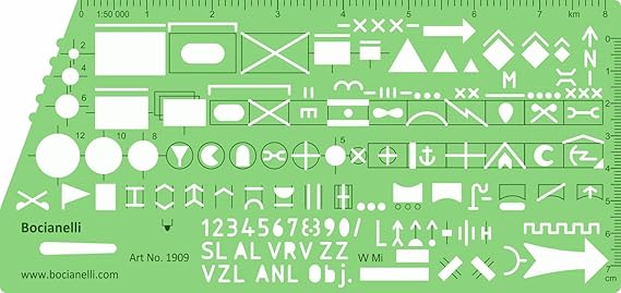 Army Military Tactical Plan Map NATO Marking Symbols Drawing Drafting ...