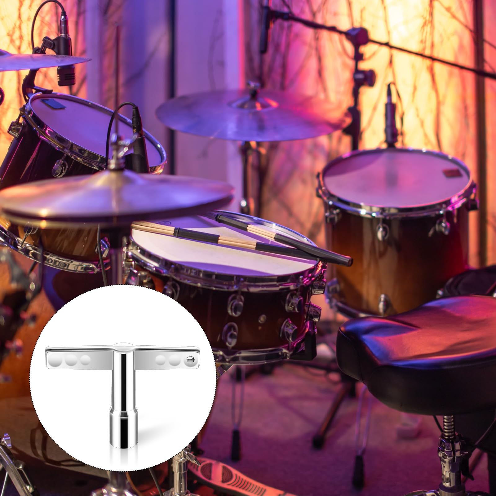 Mua Ouligay 2 Pack Drum Tuner, Drum Key Drill Bit, Universal Drum Keys ...