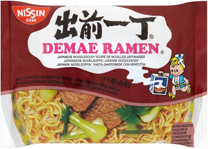 Nissin Demae Ramen Beef Noodles, 100 g: Amazon.co.uk: Grocery