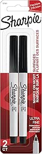 Sharpie Permanent Markers, Ultra Fine Point, Black, 2 Markers(37161) : Amazon.ca: Office Products