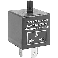Amazon.com: CF-13 LED Flasher Relay,3-Pin Adjustable LED Blinker Relay ...