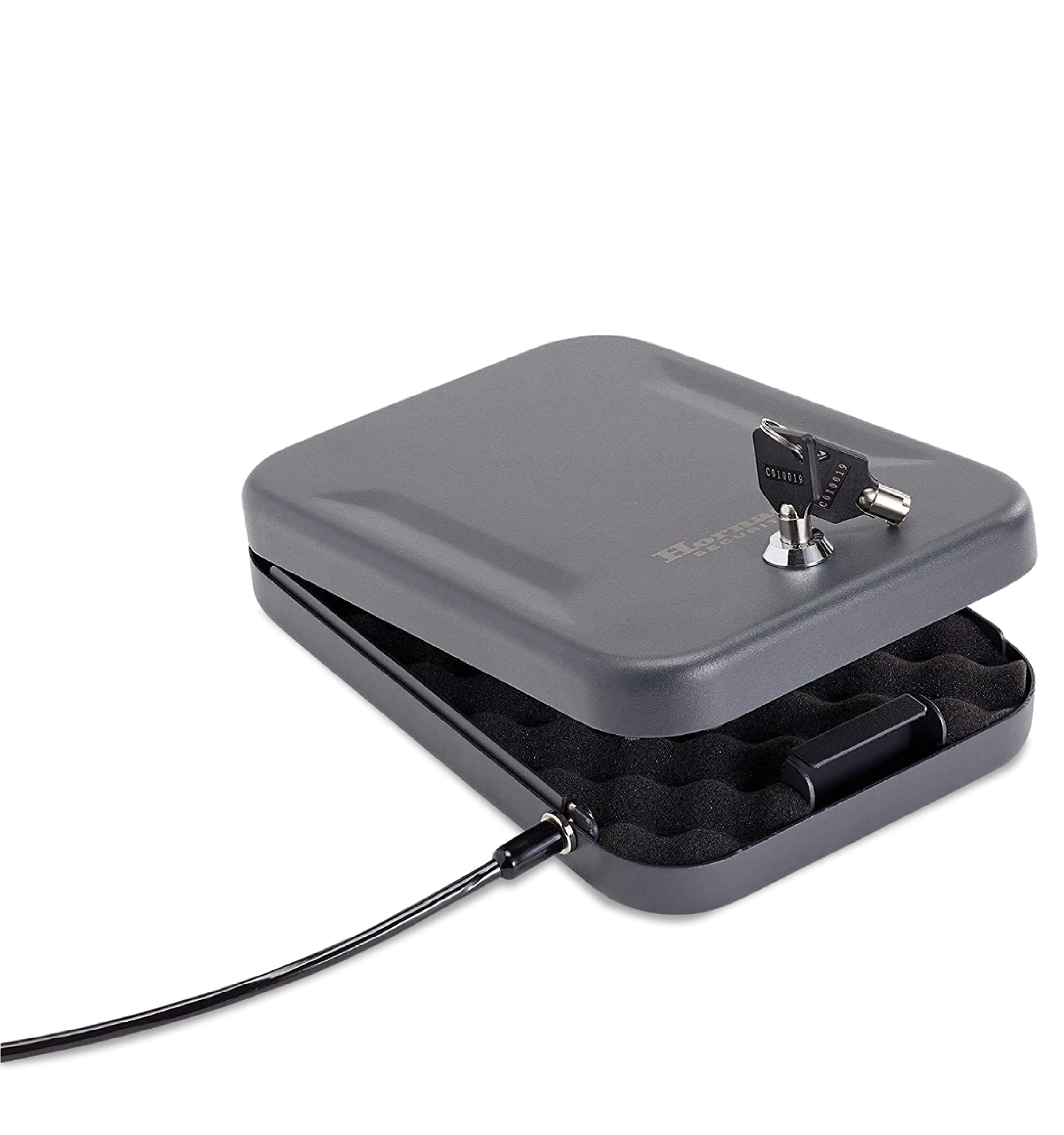 Hornady Portable Lock Box for Guns and Valuables - Includes 2 Keys and ...