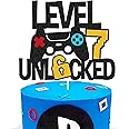 Amazon.com: Level 7th Unlocked Cake Topper Game Controller 7s Cake ...