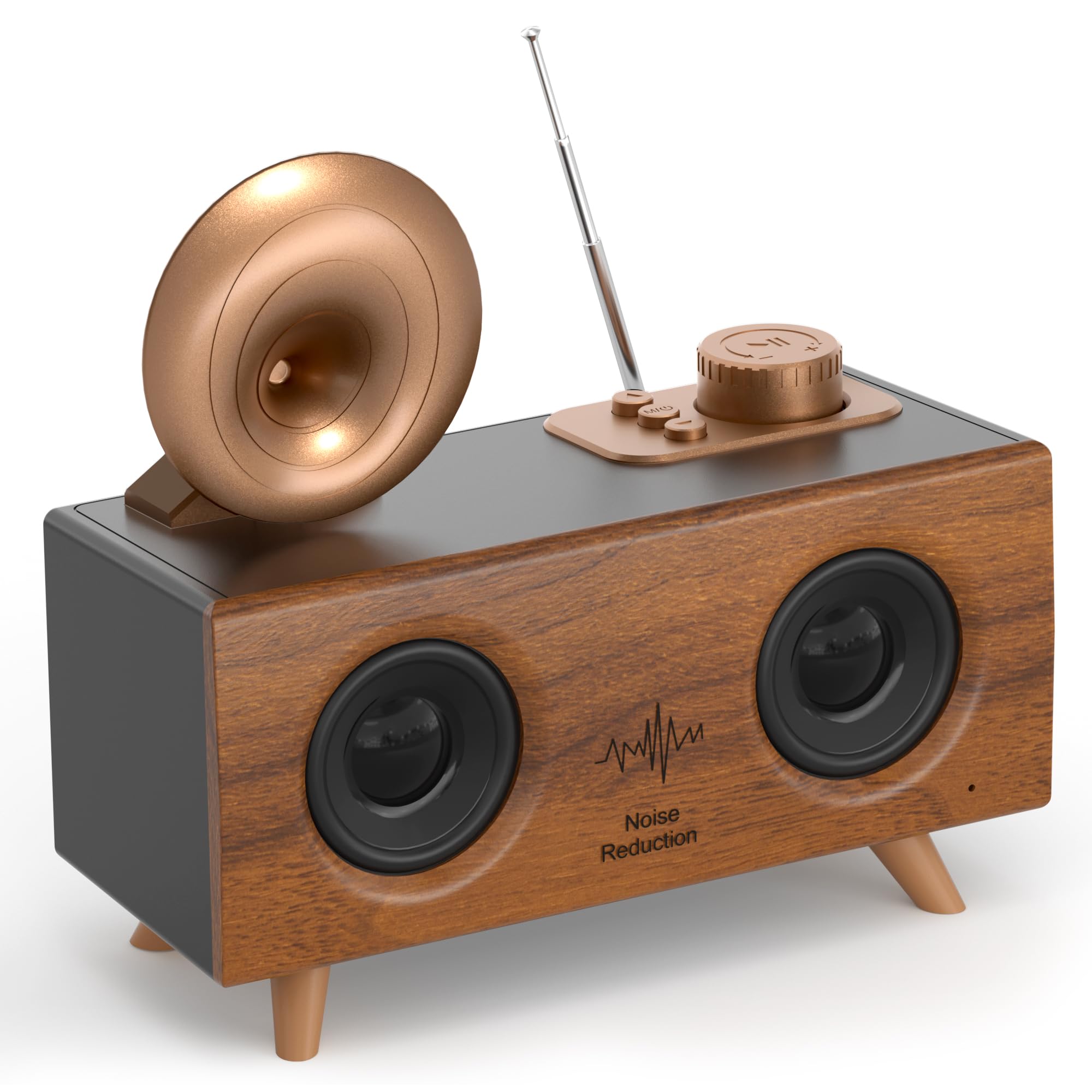 Retro Bluetooth Speaker Vintage Radio Vintage Decor with AM FM Radio 5. ...