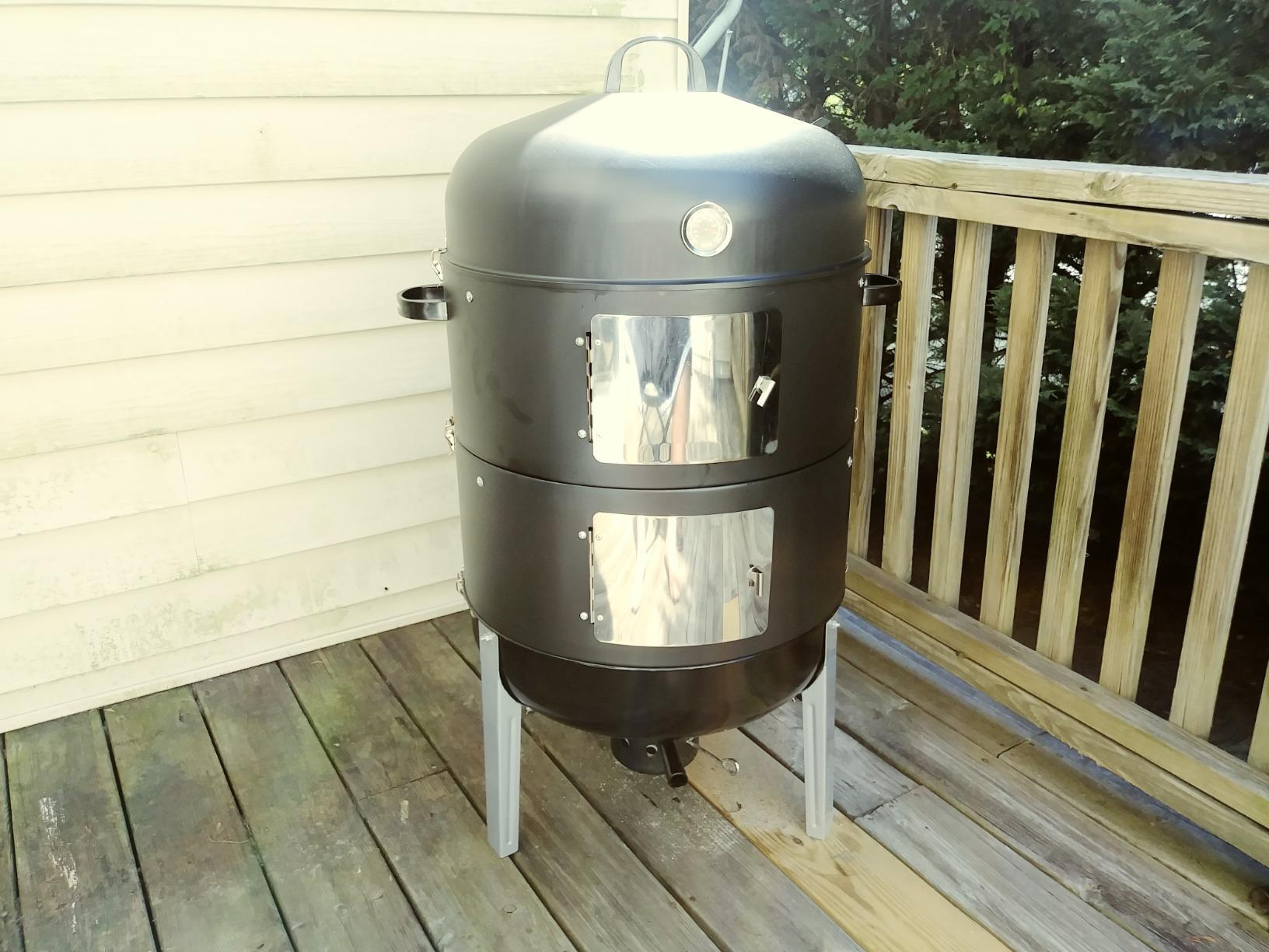 $20/mo - Finance Realcook Charcoal BBQ Smoker Grill - 20 Inch Vertical ...