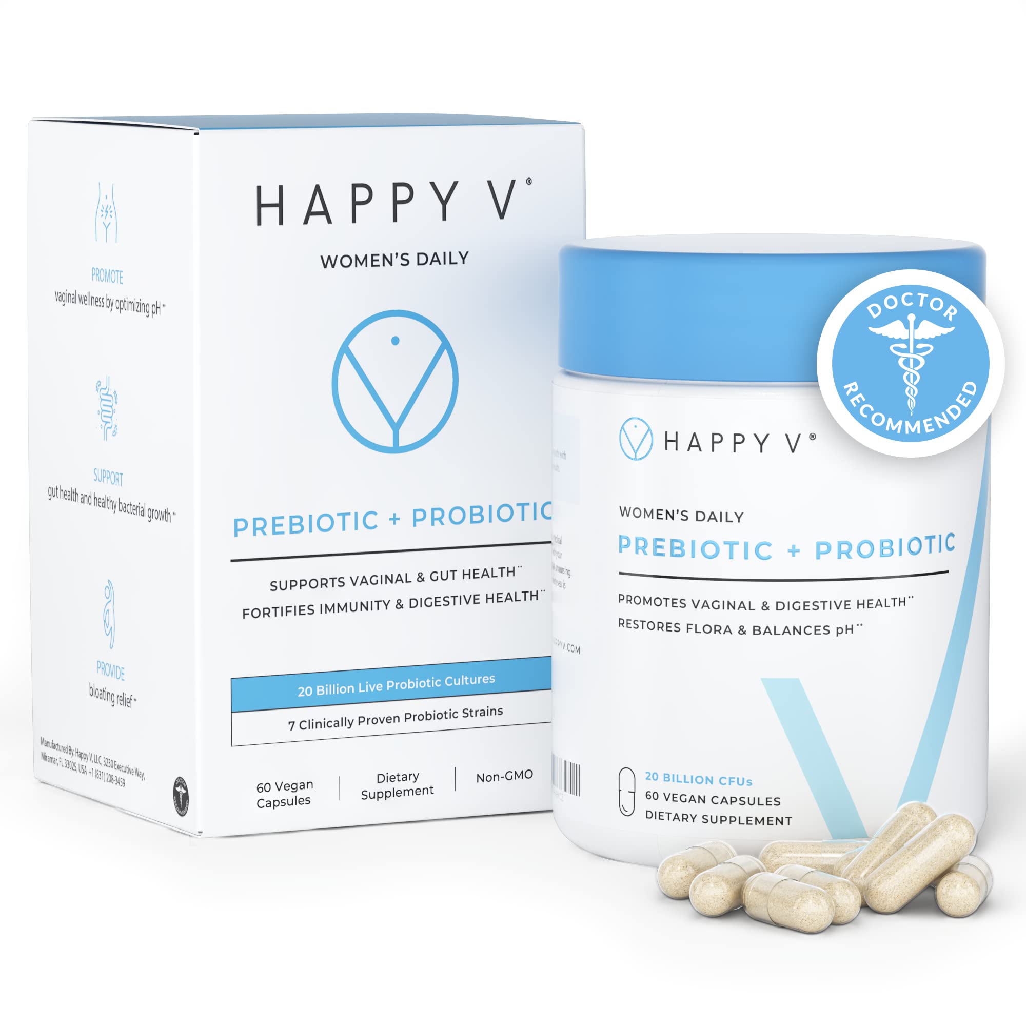 Mua Dr. Formulated Vaginal Probiotics for Women by Happy V, Clinically ...