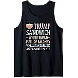 Amazon.com: Anti Trump Sandwich Sign Funny T-Shirt : Clothing, Shoes ...