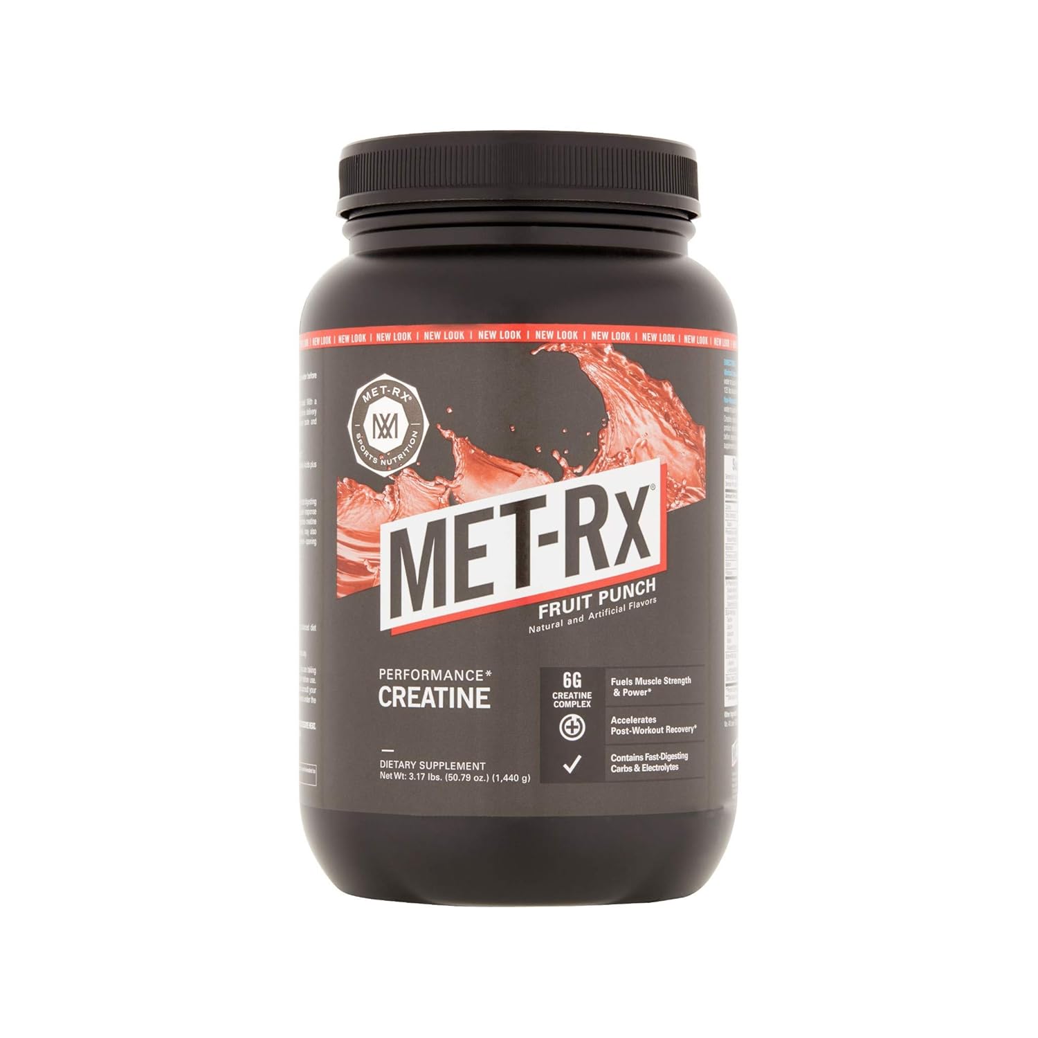 MET-Rx Advanced Creatine Blast, Fruit Punch, 1440 g, Easy Mixing Fruit ...