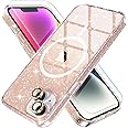 Amazon.com: Choiche Magnetic Case for iPhone 14 Plus, Women Clear Glitter Bling Sparkly Case ...