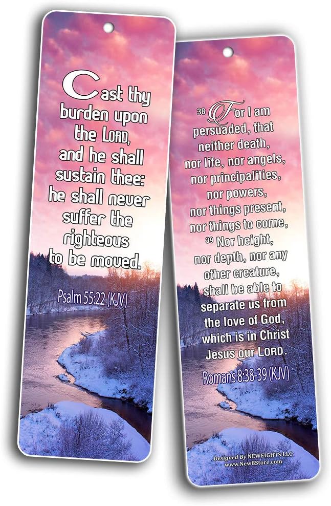 Release Stress and Anxiety KJV (60-Pack) – Handy Bible Verses About ...