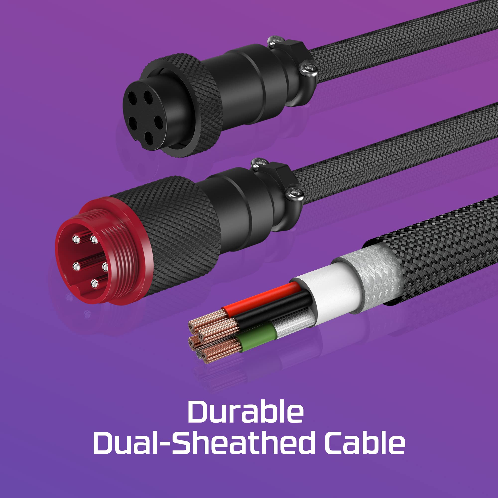Mua HyperX Coiled Cable - Durable Coiled Cable, Stylish Design, 5-Pin ...