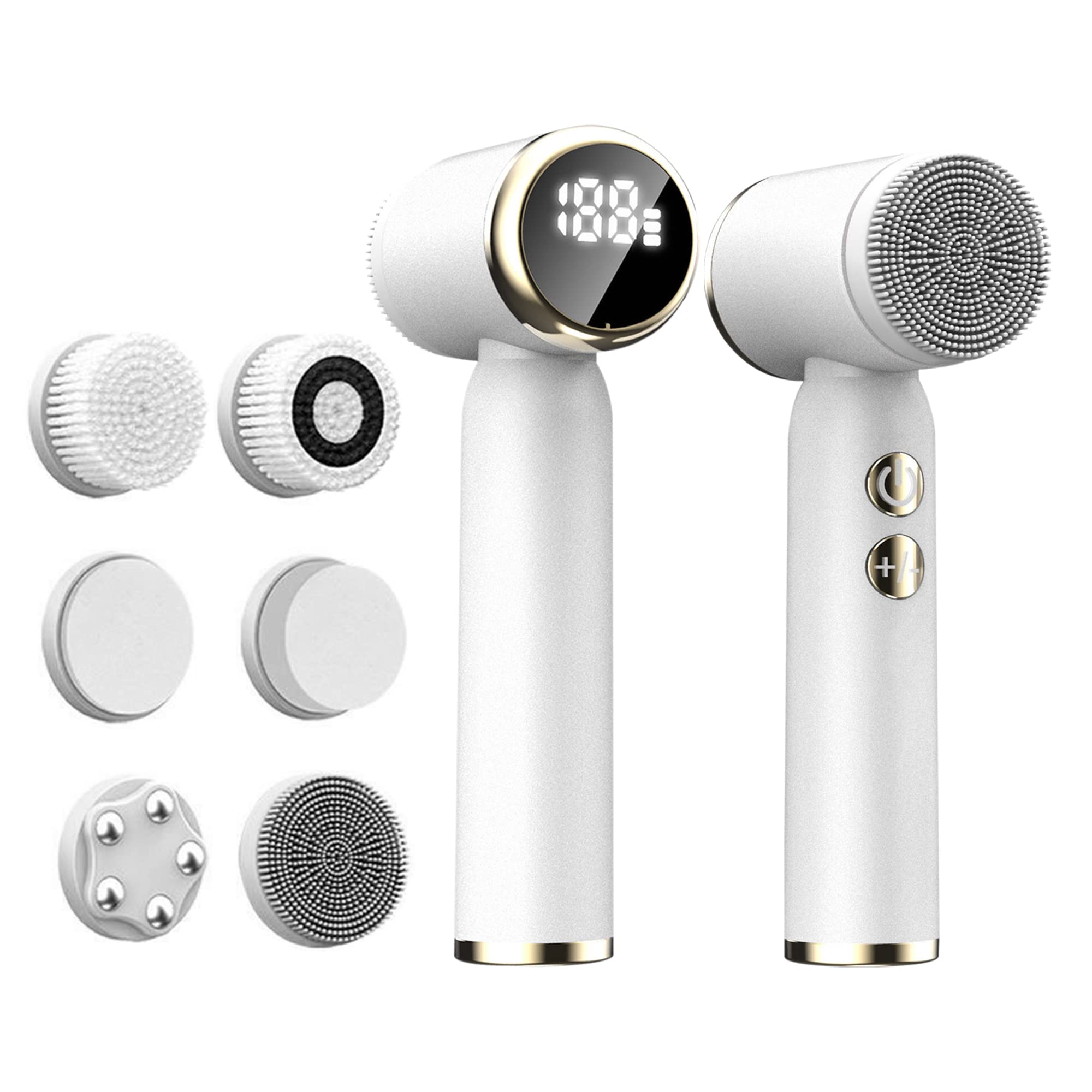 Mua UnTI Electric LED Facial Cleansing Brush Set 6 in 1,Rechargeable ...