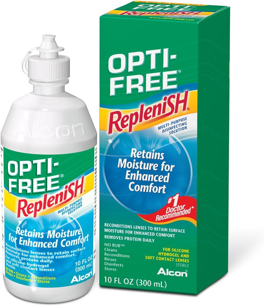 Opti-Free Replenish 2X300ml: Amazon.co.uk: Health & Personal Care