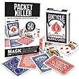 Amazon.com: Magic Makers Packet Killer Bicycle Deck - 50 Tricks with ...