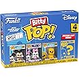 Amazon.com: Funko Bitty Pop! Disney Mini Collectible Toys 4-Pack - Mickey Mouse, Minnie Mouse ...