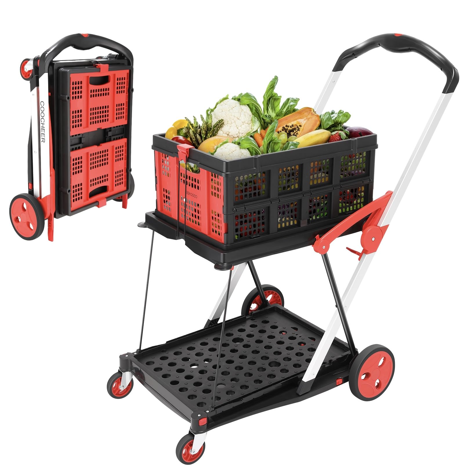 Mua Multi use Functional Collapsible Carts, Mobile Folding Trolley ...