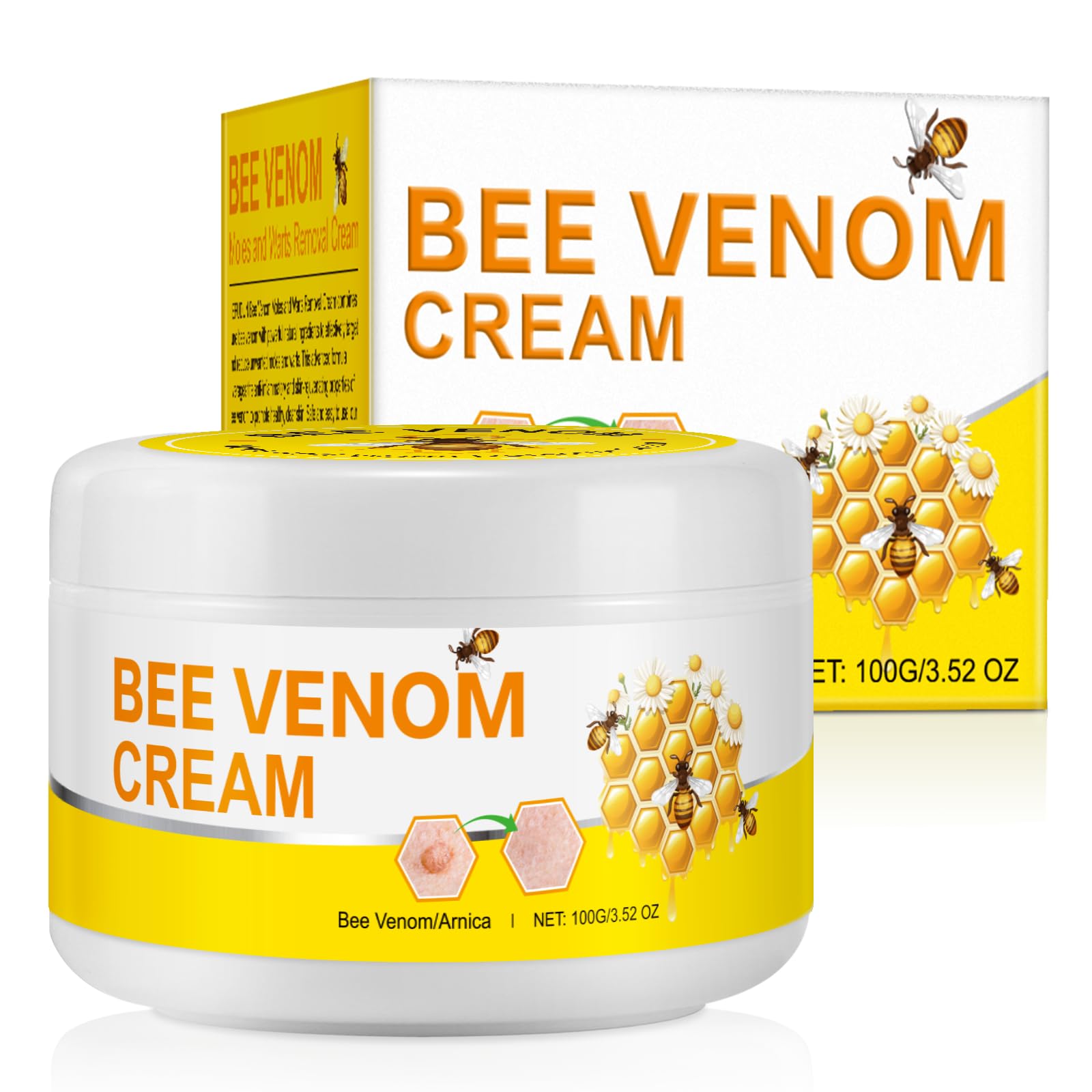 Bee Venom Skin Treatment Cream, Professional Bee Venom Moisturizer ...
