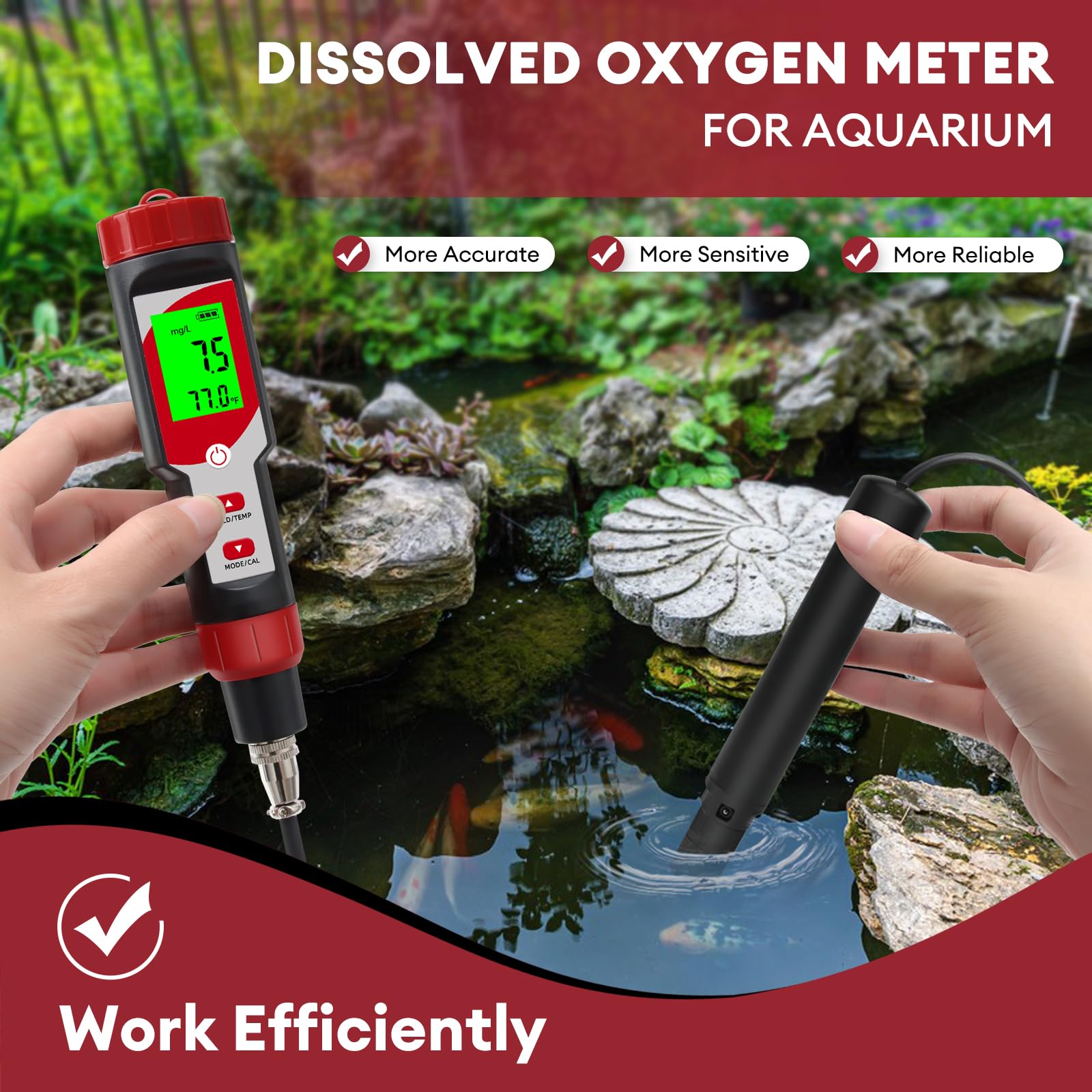 Mua Yewhick Dissolved Oxygen Meter with 3.6 Ft Electrode Cable, Digital ...
