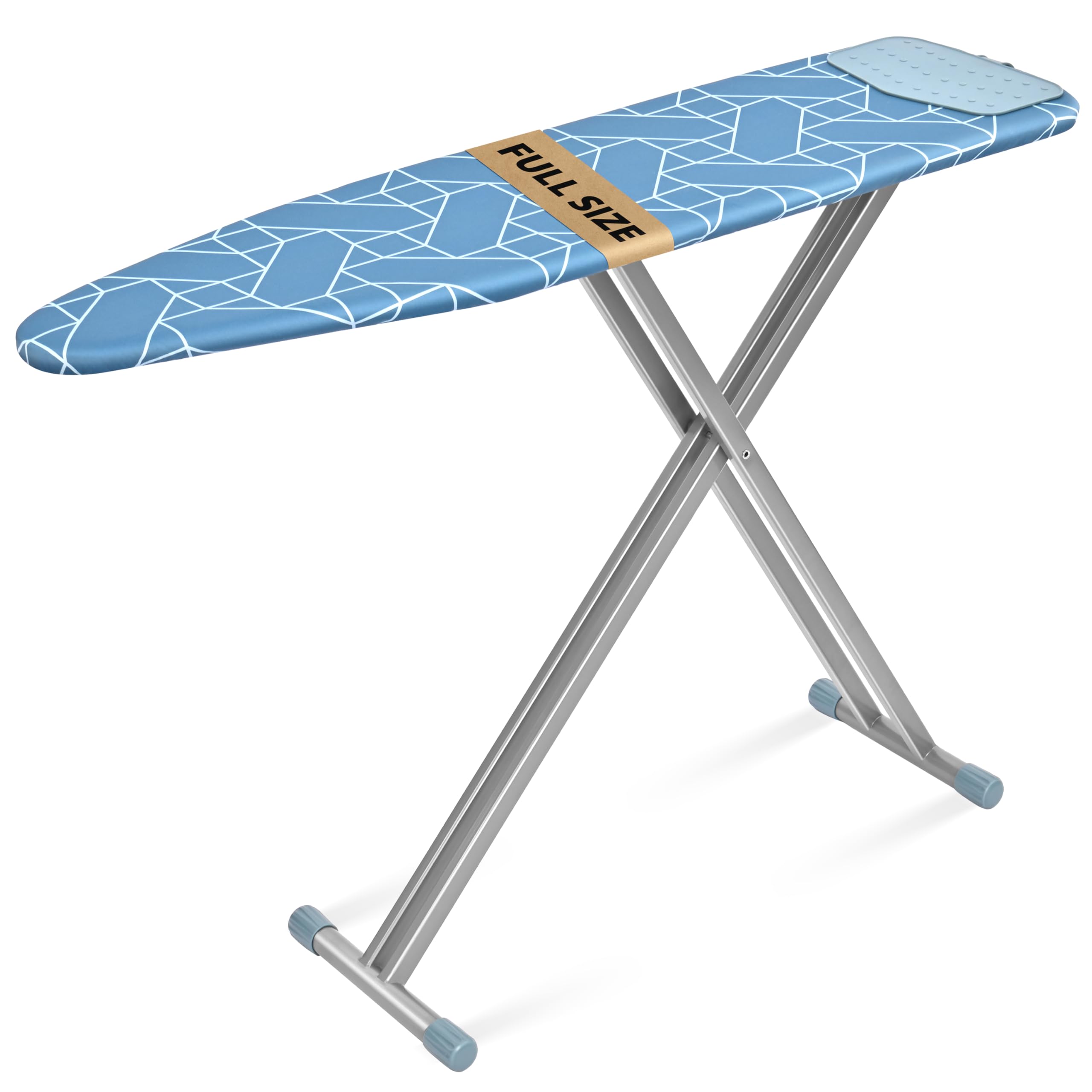 APEXCHASER Ironing Board with Silicon Iron Rest, Heavy-Duty Legs and ...