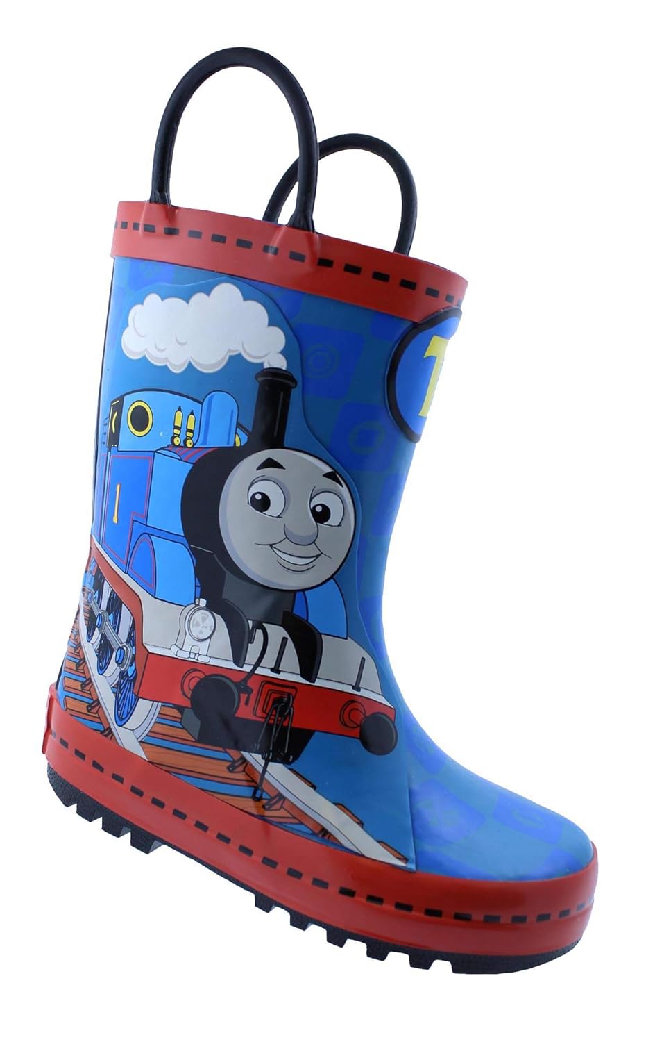 Thomas The Train Toddler Boy's Pull-On Rubber Rain Boots (10 M US ...