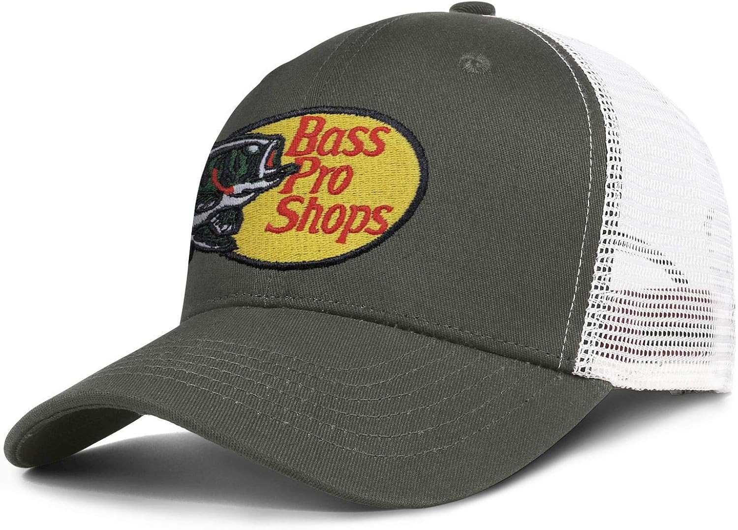 Embroidery Mens Bass Pro Shop Baseball Cap Trucker Flat Hat Snapback Embroidery Mens Bass Pro Shop Baseball Cap Trucker Flat Hat Snapback
