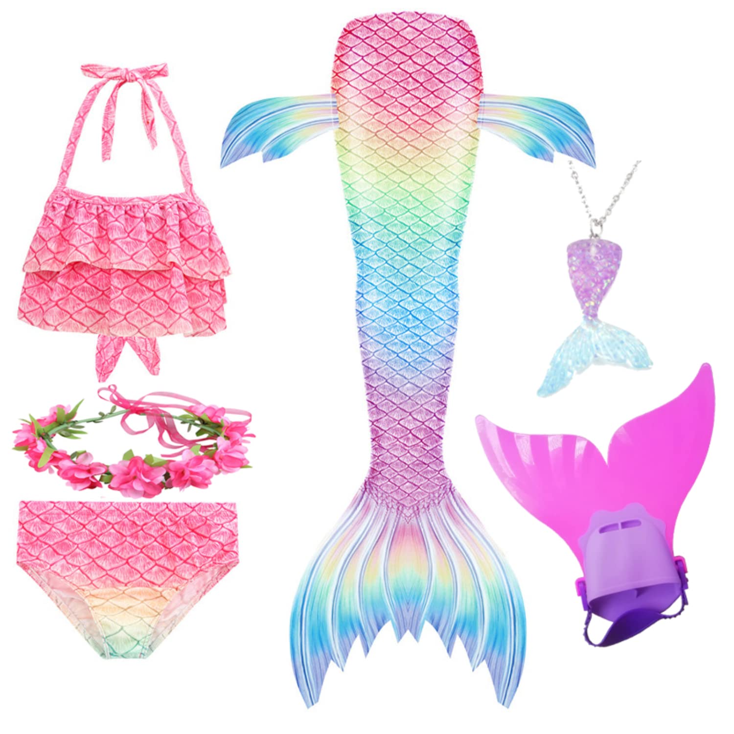 Mua TianQingShop Cute Mermaid Swimsuit Full Platform Cute Mermaid Girl ...
