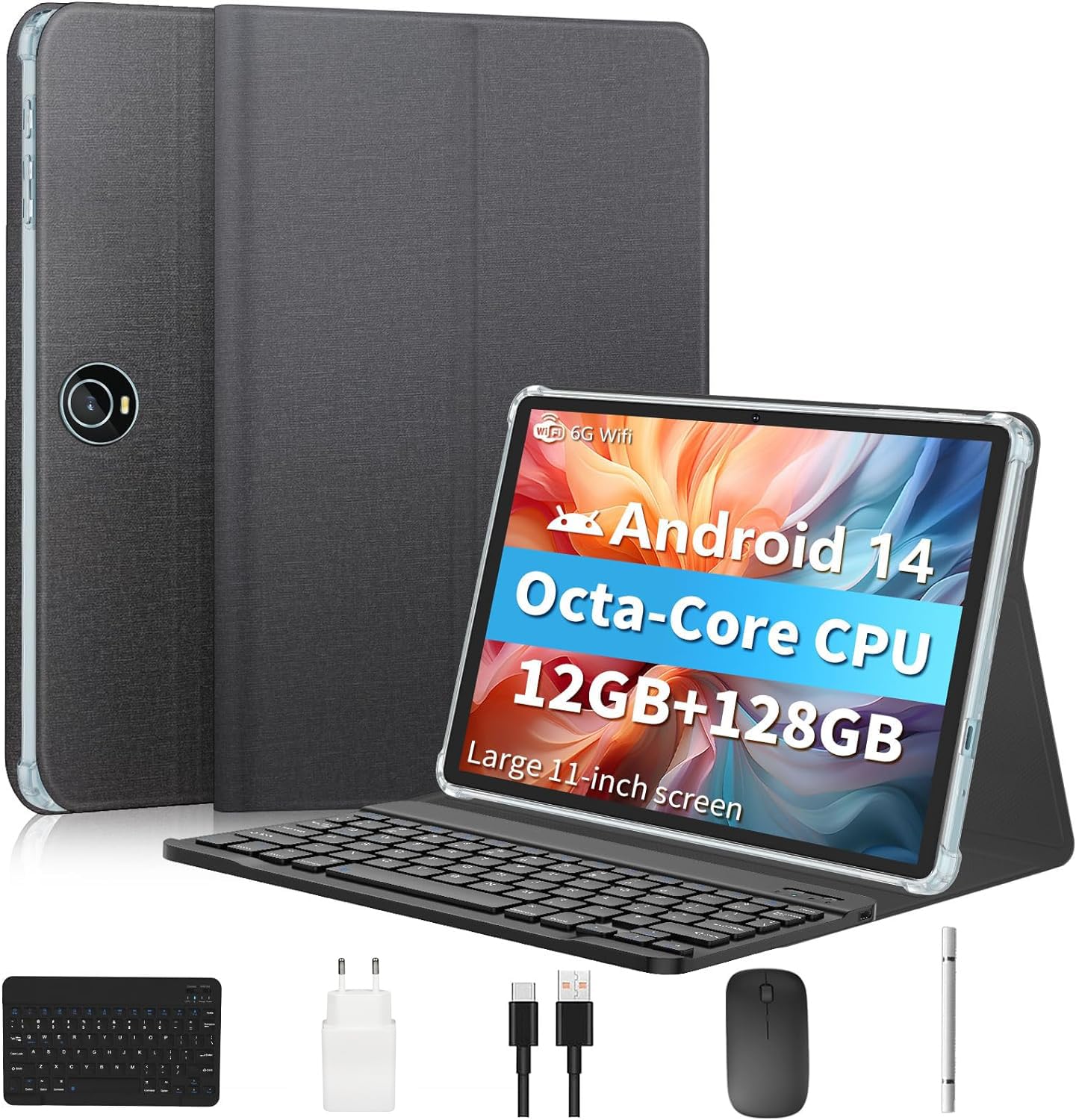 Mua Android 14 Tablet, 11 inch Tablets Octa-Core, Tablet PC with 12GB ...