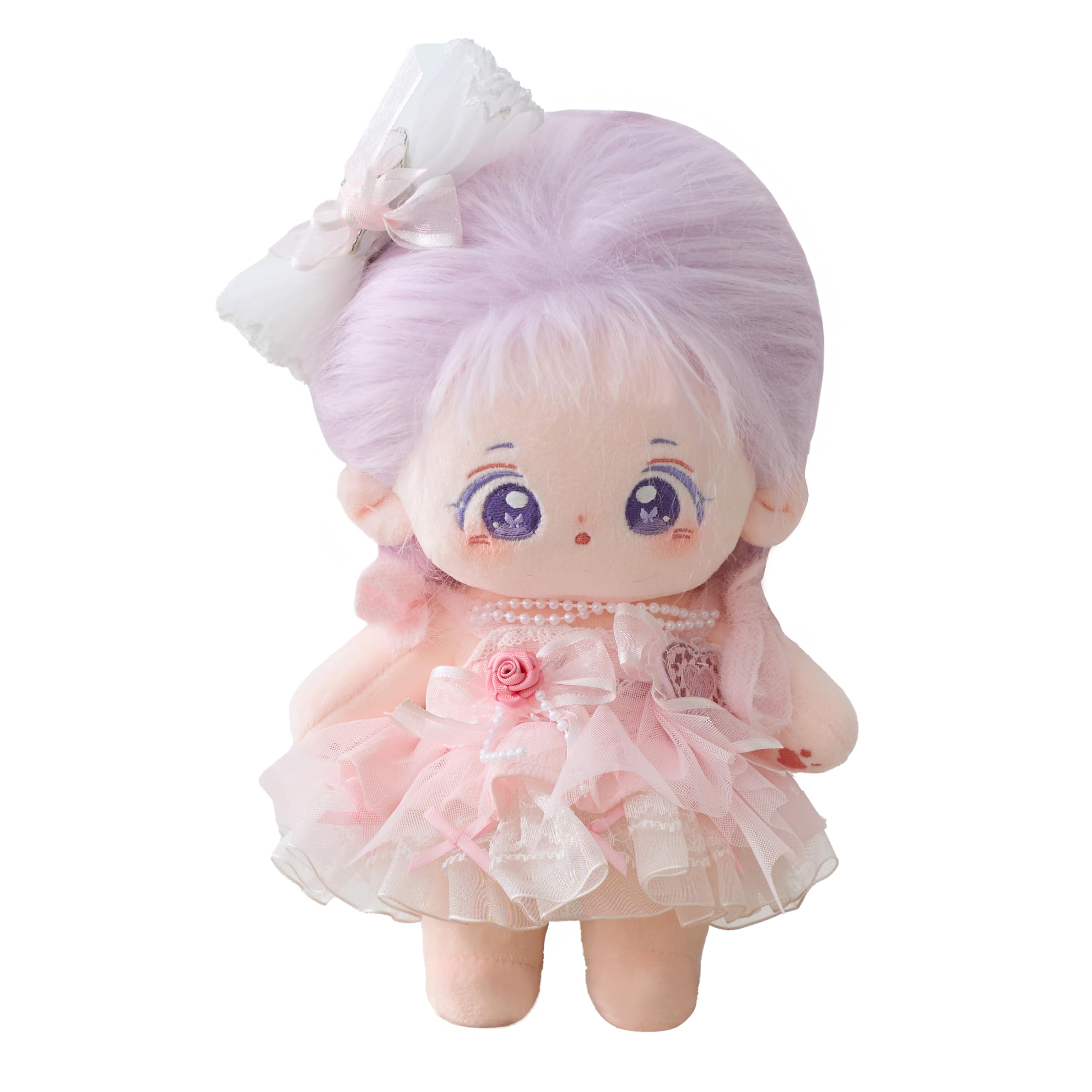 CALEMBOU Plush Doll, 20cm Cute Cotton Doll with Skeleton, Anime ...