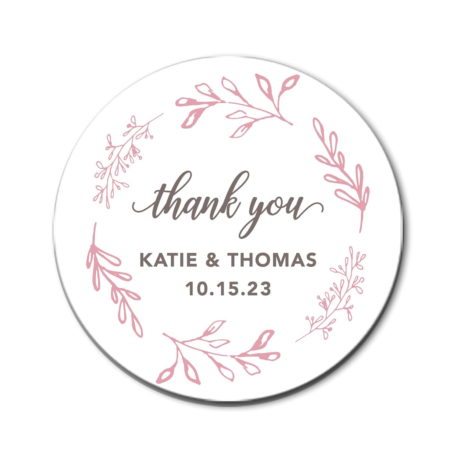 Amazon.com: Wedding Thank You Stickers, Welcome Stickers, Custom Thank ...