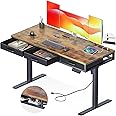 Amazon.com: AODK Electric Standing Desk with Drawers, Height Adjustable ...