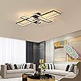 SMG Modern LED Ceiling Lights Fixture, Remote Control Dimmable Modern ...