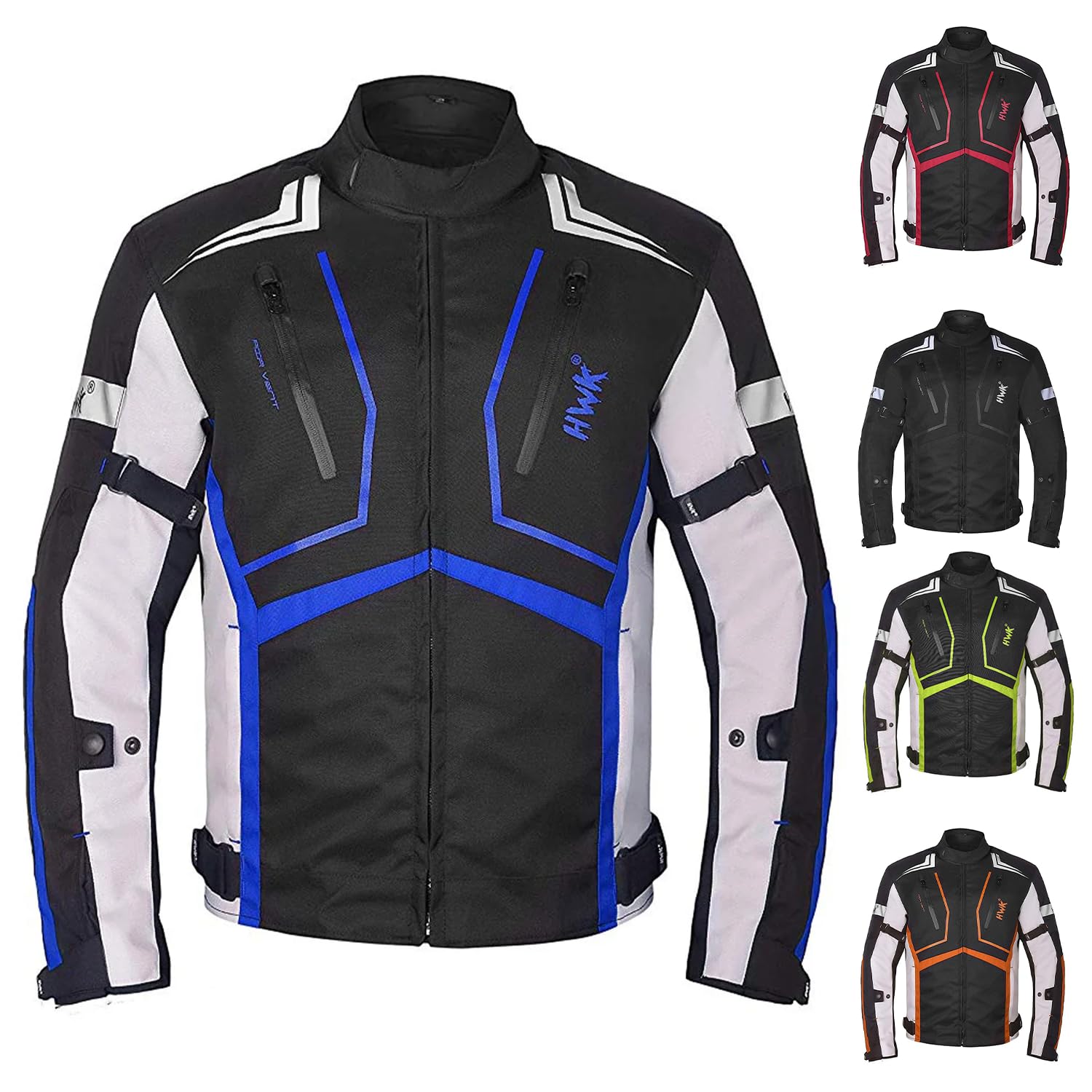 HWK Motorcycle Jacket for Men and Women Scorpion with Cordura Fabric ...