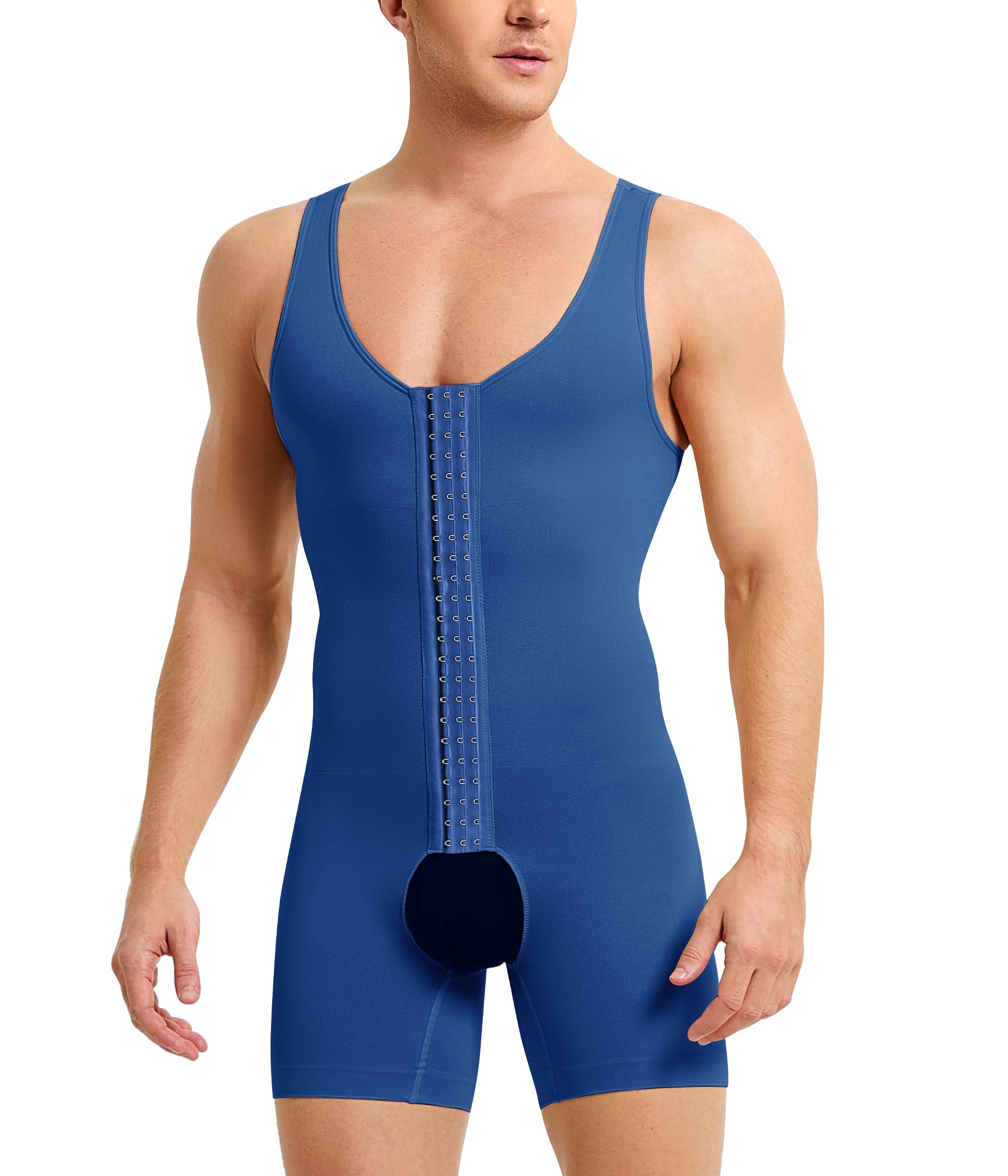 IFKODEI Men Shapewear Tummy Control Bodysuit Waist Trainer Full Body ...