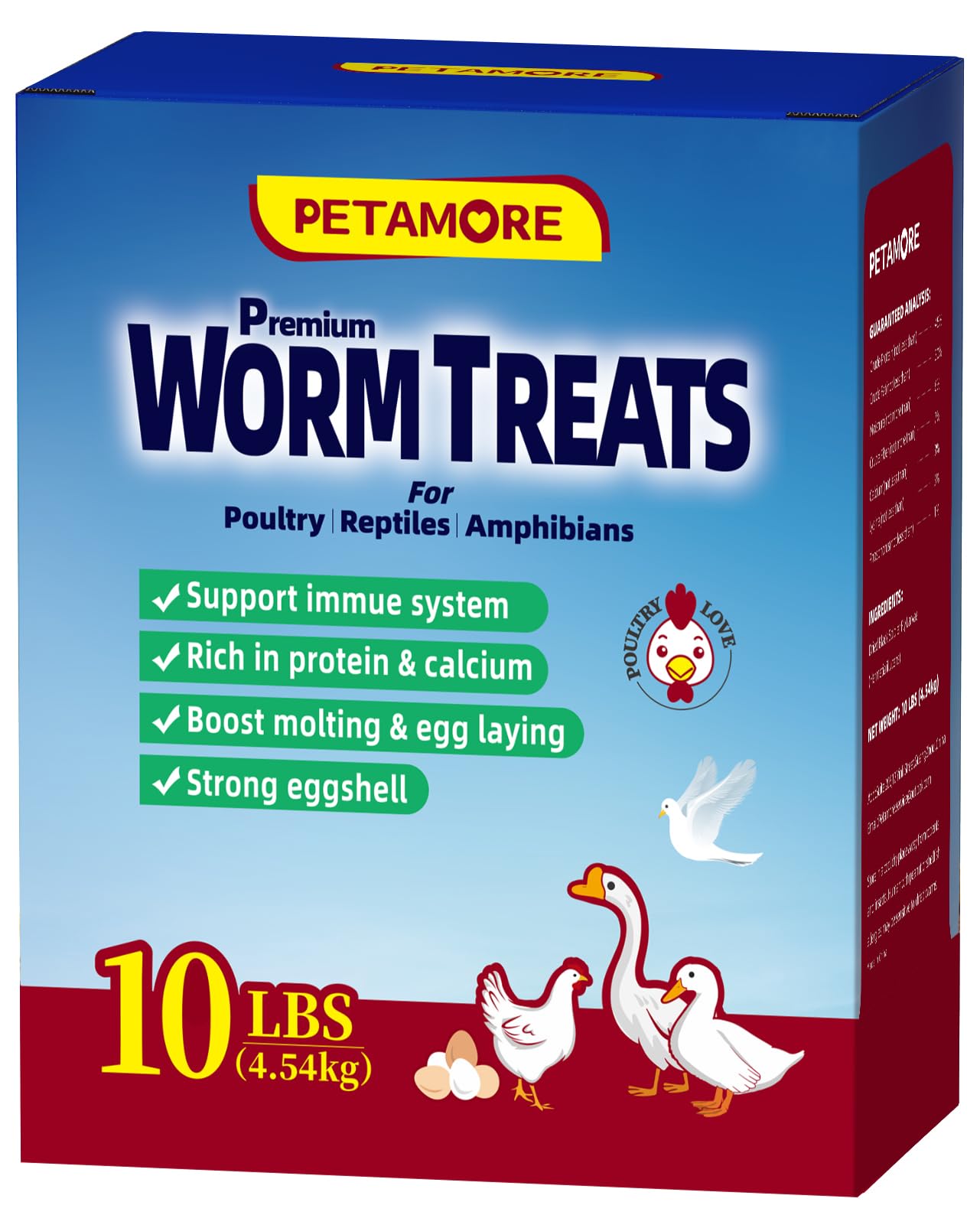 Mua petamore 10 Lbs Alternative to Dried mealworms for Birds-Dried ...
