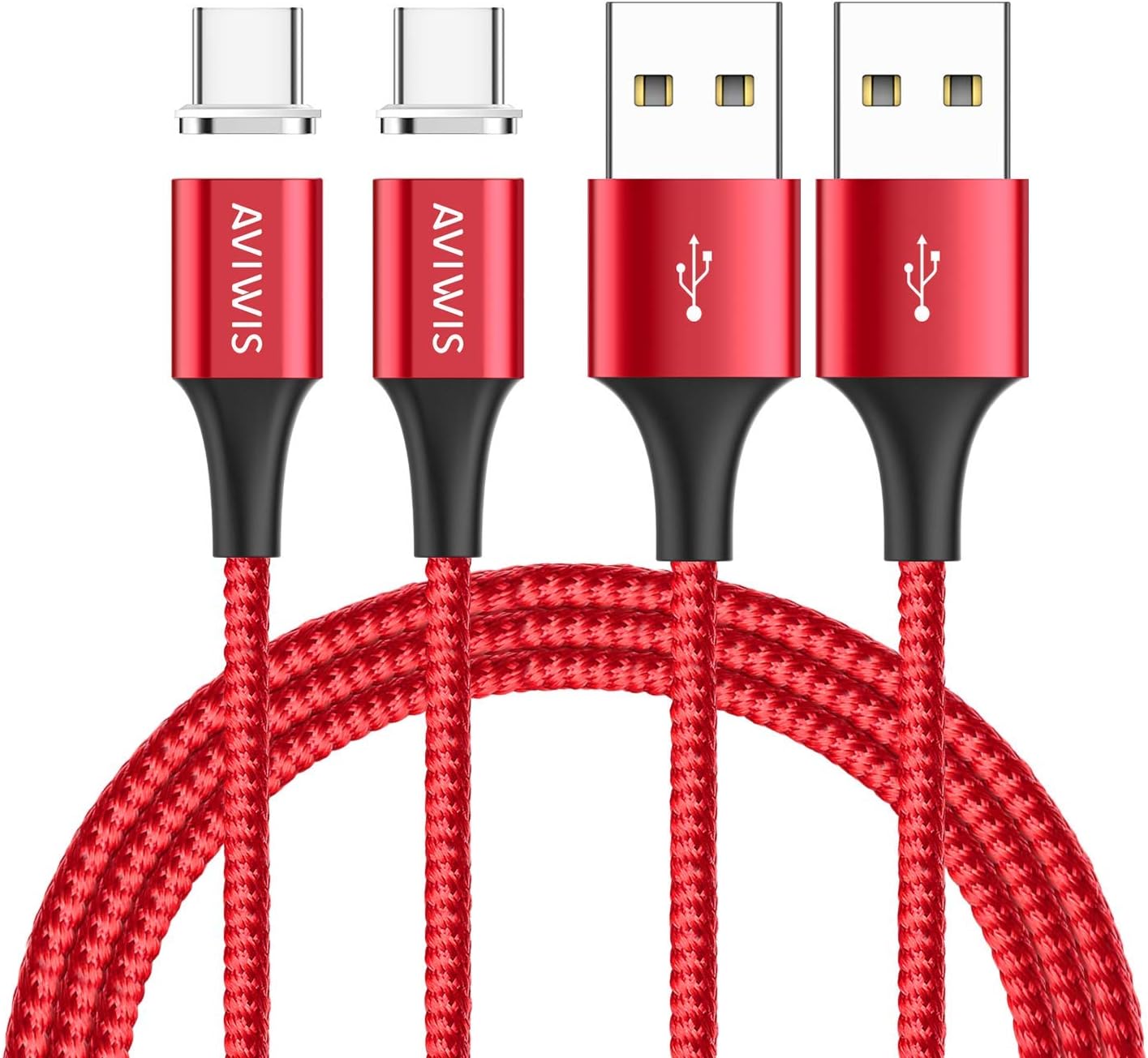 Magnetic USB C Charging Cable, AVIWIS Magnet Type C: Amazon.co.uk ...