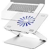 Amazon.com: Mayten Laptop Stand with Cooling Fans, Aluminum Foldable ...
