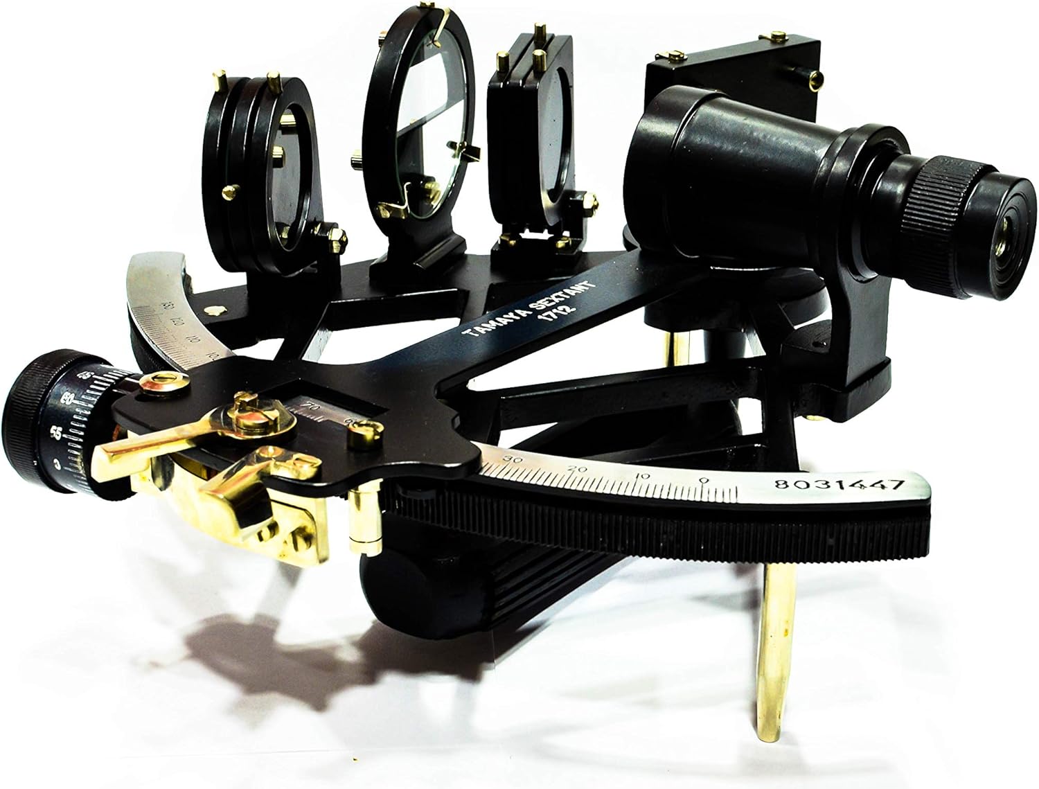 Amazon.com: Sailor's Art Antique Brass Nautical Sextant Wooden Box ...