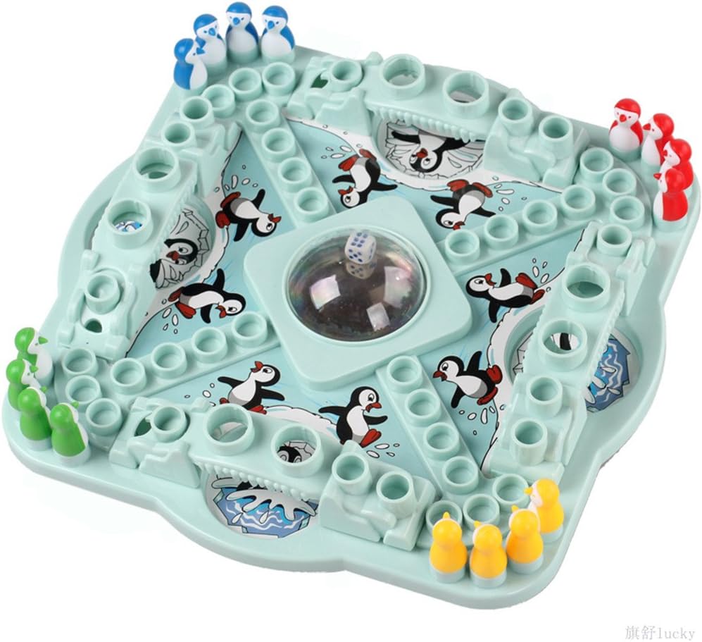 Pop up Drop Penguins - Classic "Pop N Hop" 3-D Board Game FunIcy Family ...