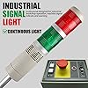 LUBAN Industrial Signal Column, LED Alarm Tower Lamp Flash Indicator, 2 ...