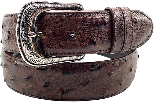 Tri Star Men's Pirarucu Belt - Chocolate at Amazon Men’s Clothing store