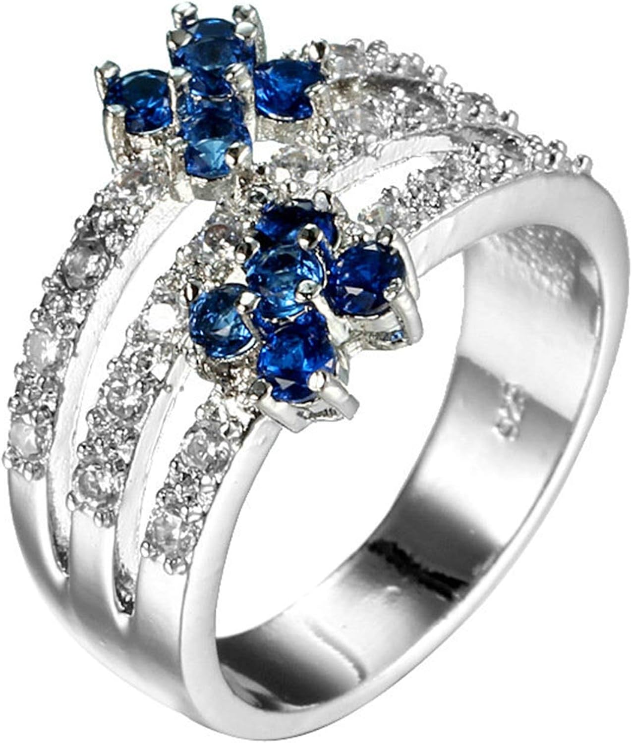 KnSam Damen Ring, Verlobungsring Ring Damen Verlobungsring Trauring ...