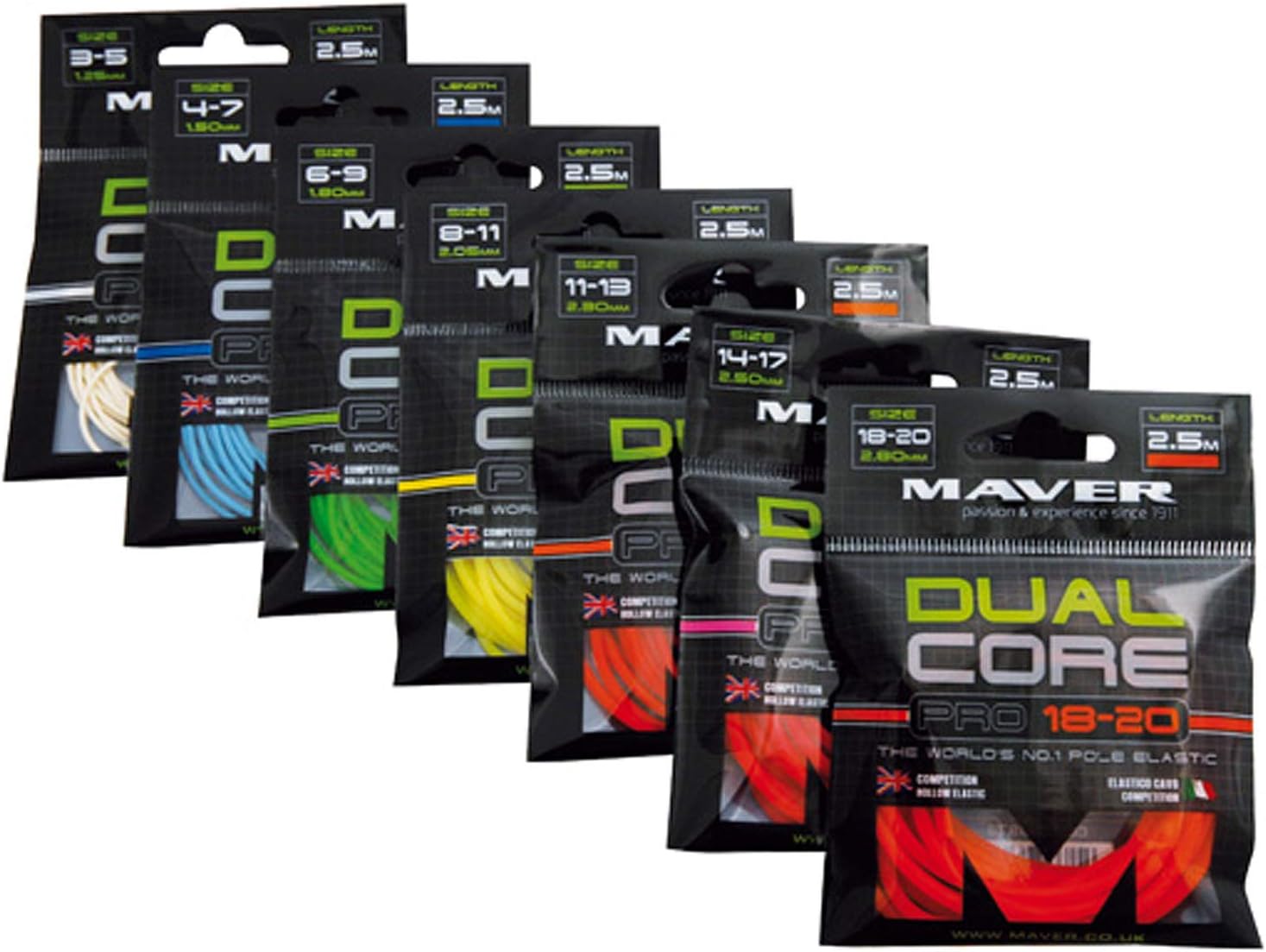 NEW! Maver Dual Core Pro Match Pole Elastic Size 4-7 5.0m, Blue: Amazon ...