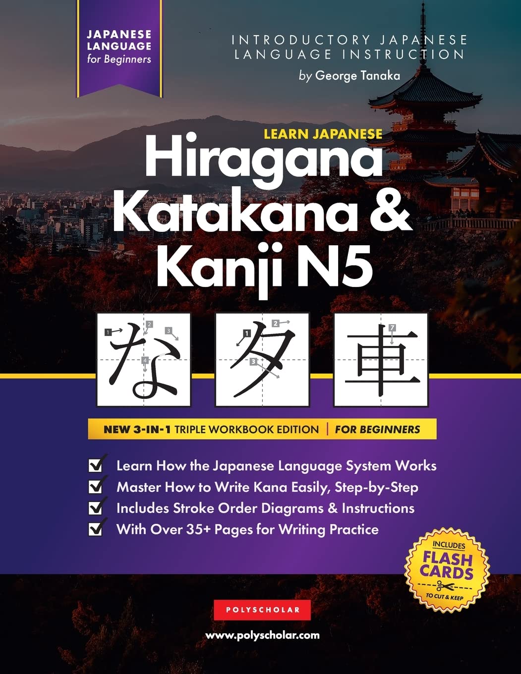 Mua Learn Japanese Hiragana, Katakana and Kanji N5 – Workbook for Beginners: The Easy, Step-by ...